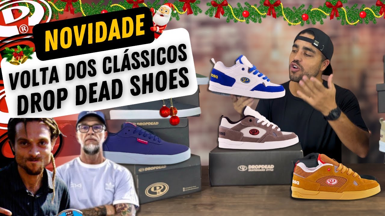 CONHEÇA OS CLÁSSICOS Tênis DROP DEAD SHOES - cbskateshop.com.br - YouTube
