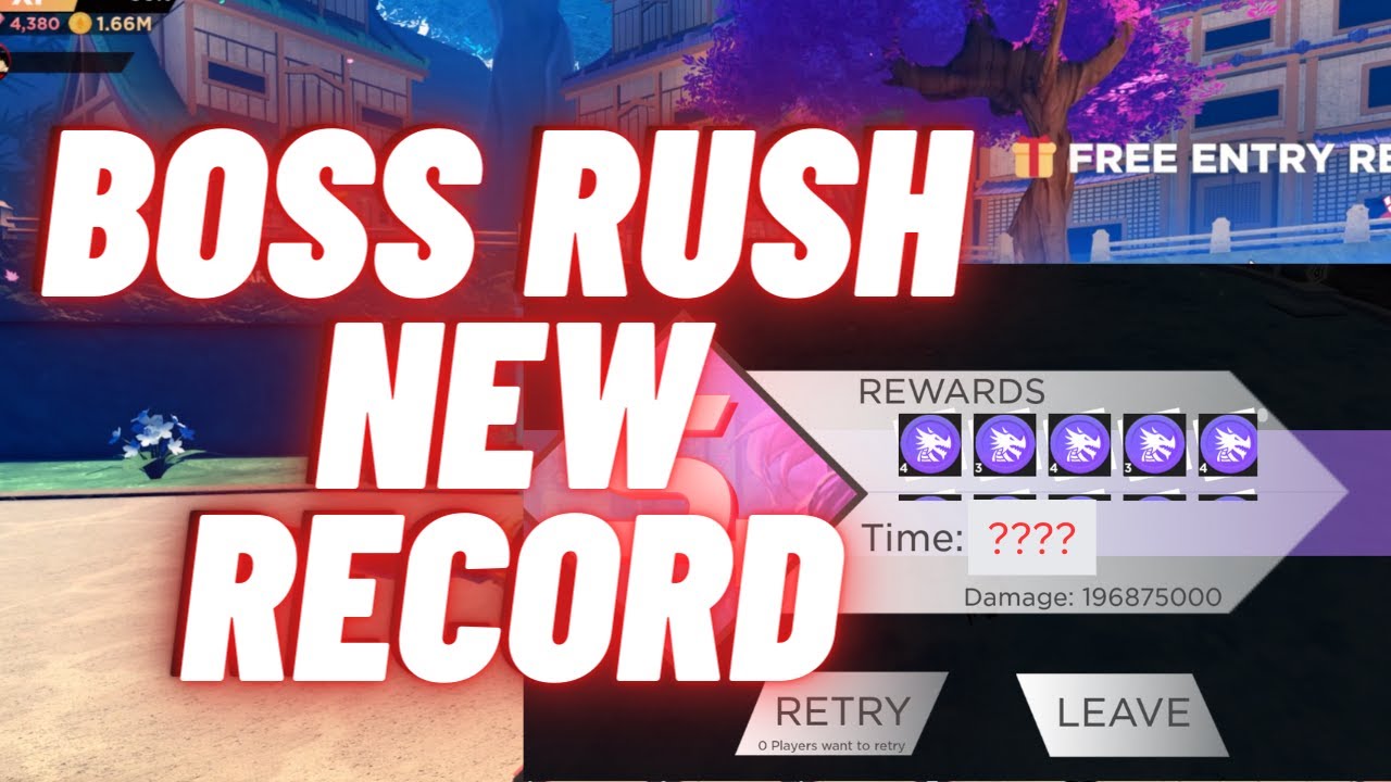 I Broke My Record Again in Boss Rush! (Very Easy) | Anime Dimensions ...
