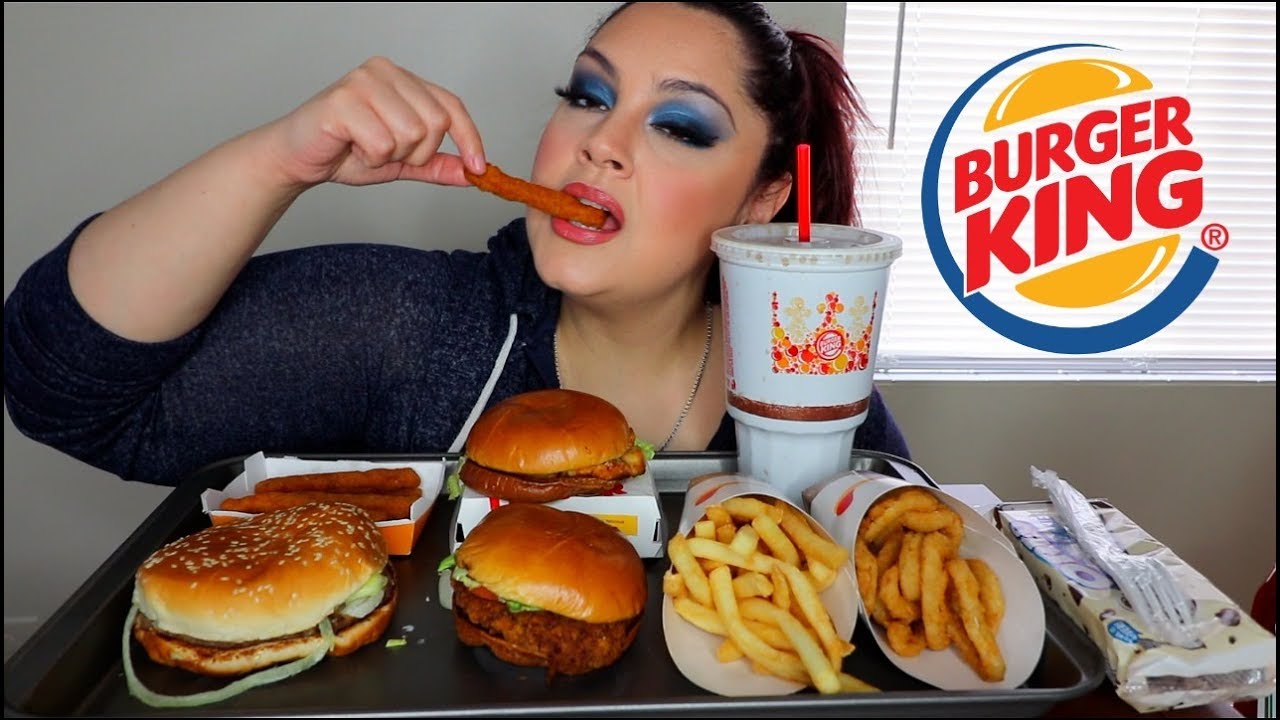 BURGER KING MUKBANG | Posi Claudia - YouTube