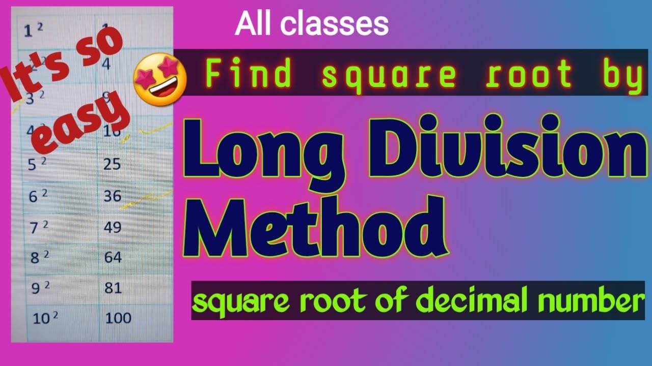 Long Division Method Long Division Method For Square Root Square long-division-method-long-division-method-for-square-root-square