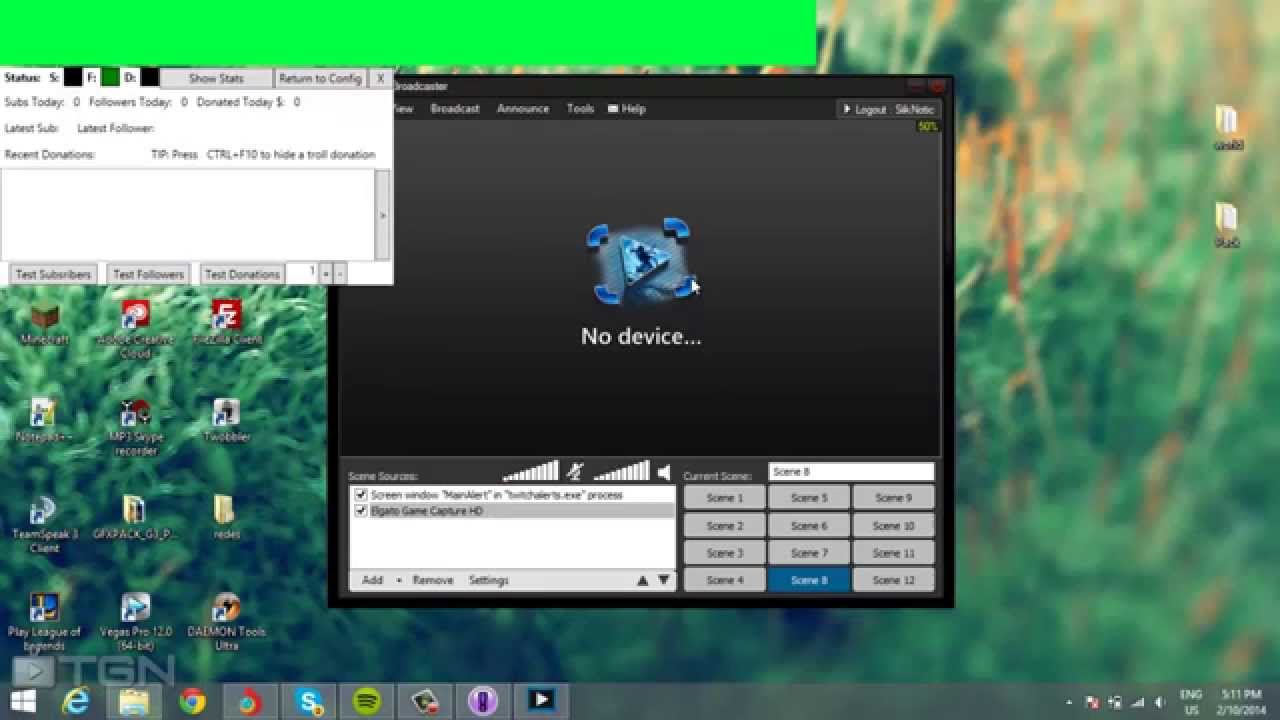 Tutorial HD - Cómo configurar alertas para twitch.tv Seguidores, Subs y ...