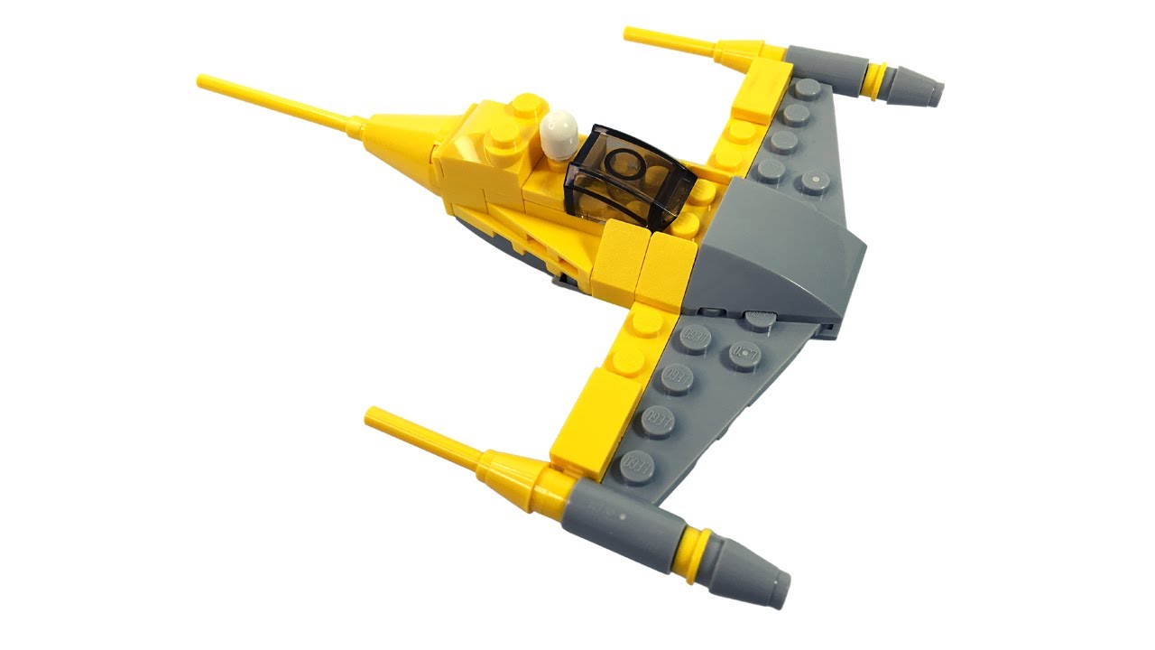 Lego Star Wars 30383: "Naboo Starfighter" Speed Build - YouTube