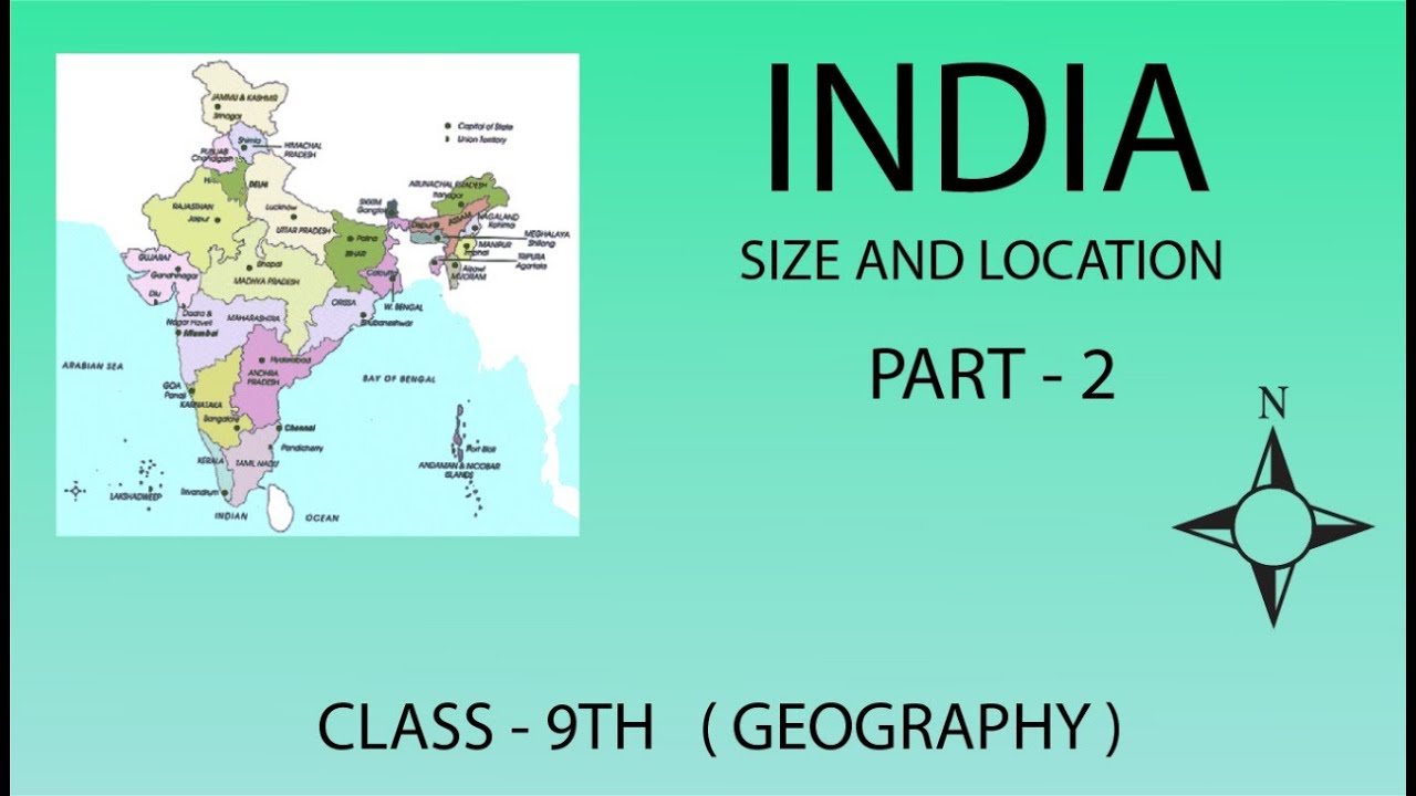 Class 9th Chapter 1India Size And Location Geography part2 Size class-9th-chapter-1india-size-and-location-geography-part2-size
