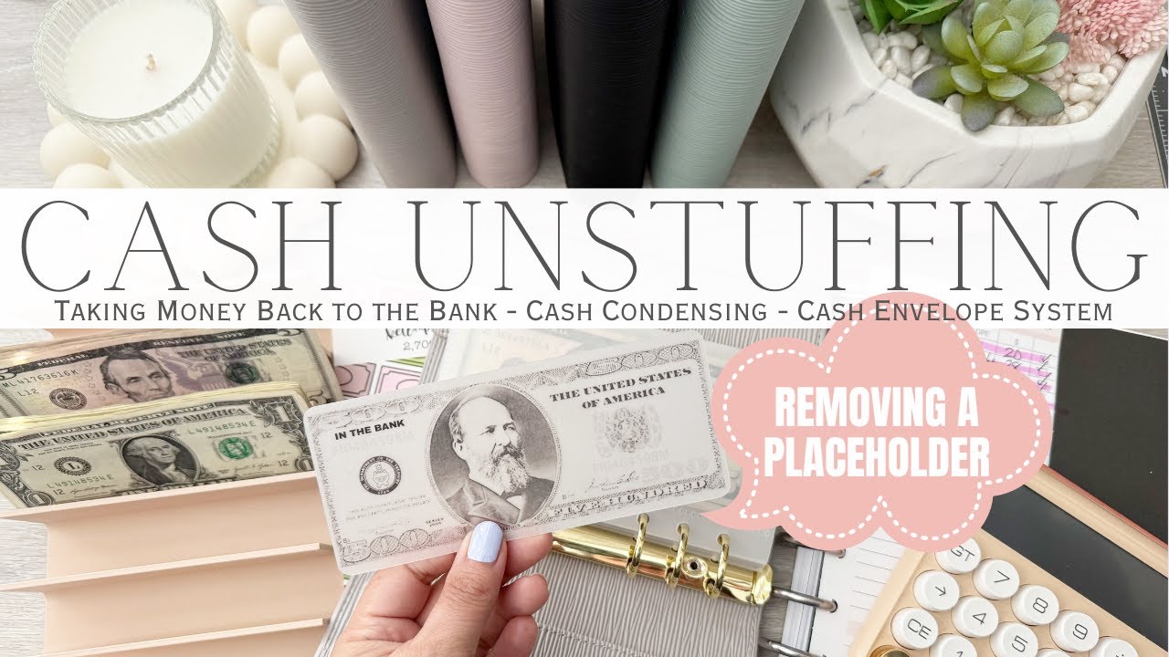 Weekly Cash Unstuffing & Cash Condensing | Taking Money Back to the ...