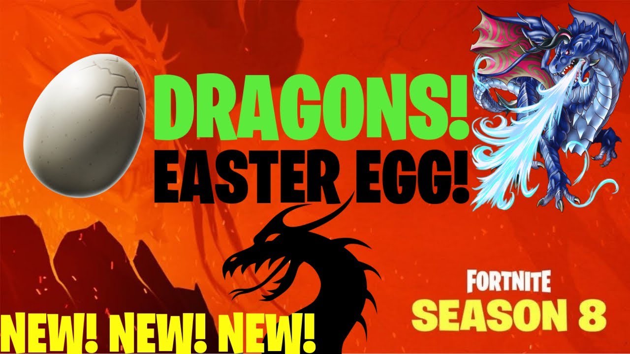 Fortnite: DRAGONS ARE HERE!!! - NEW DRAGONS!!! - DRAGON EASTER EGG ...