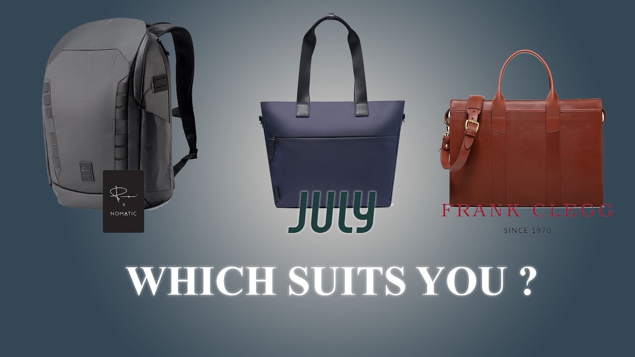 The Perfect Bags for Every Occasion - My Current EDC BAG Rotation - YouTube