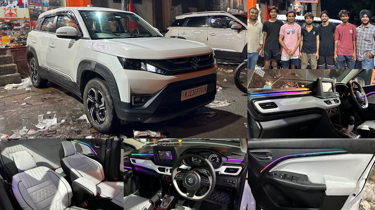 brezza modified brezza lxi modification 2024 brezza luxury interior ...