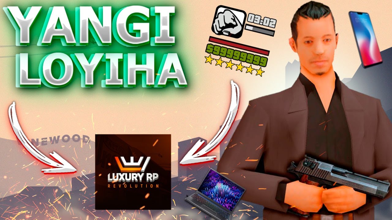 LUXURY RP MOBILE YANGI LOYIHA / GTA SAMP - YouTube
