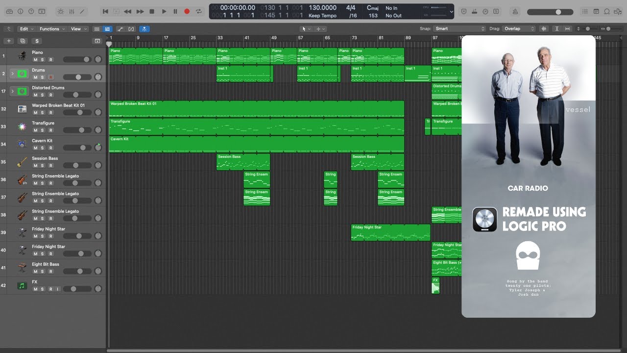 05 - Car Radio - twenty one pilots Instrumental (Logic Pro) - YouTube