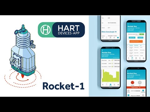 Aplicativo Hart Devices operando ROCKET-1 - YouTube