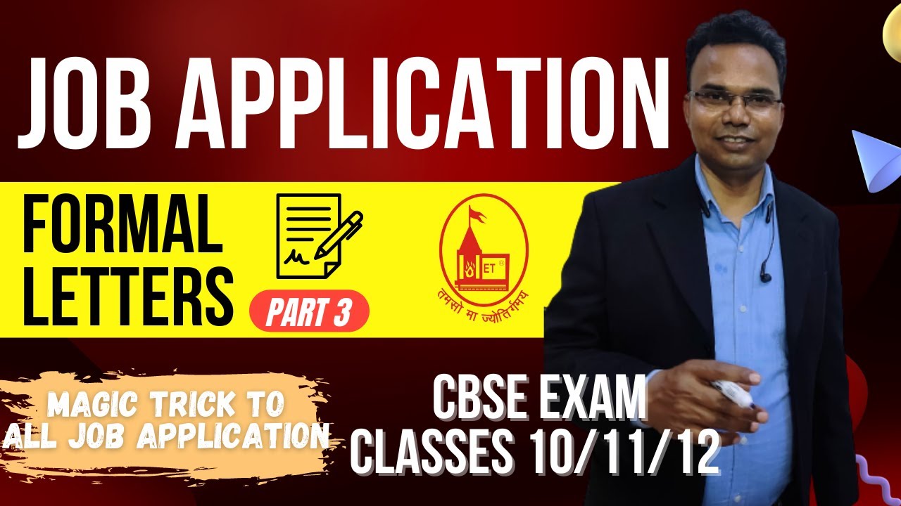 Job Application | Writing Skills | Class 12th TERM 2 | With Bio Data| D ...