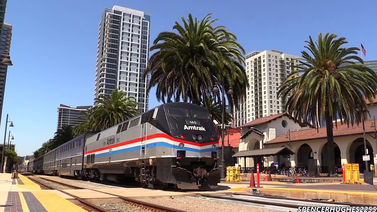 Amtrak Phase İ Heritage P42DC #145 back on the Surfline - May 2014 ...