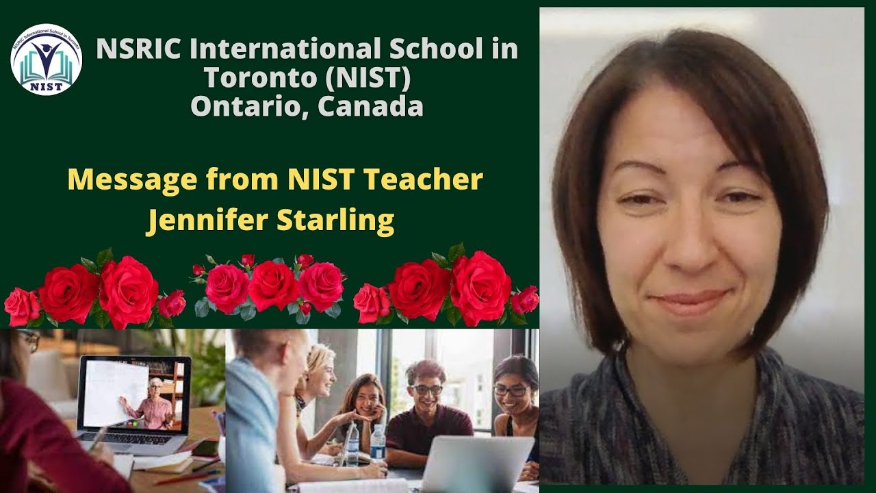An Introduction on NIST - Ms. Jennifer Starling, Teacher at NIST - YouTube