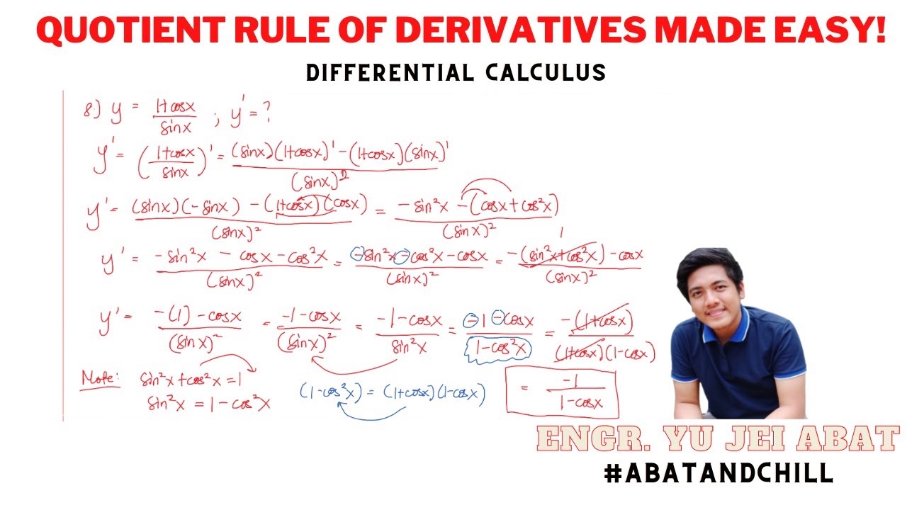 Learn Quotient Rule in 30 minutes! (Differential Calculus) - YouTube