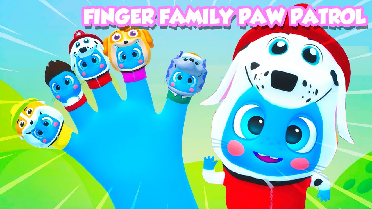 Finger Family PAW PATROL | Kids Songs | The Mini Moonies - YouTube