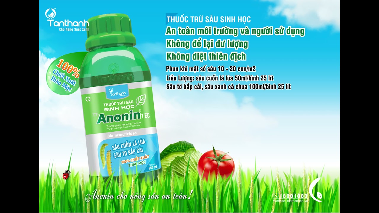 TT-ANONIN 1EC - ĐẶC TRỊ SÂU CUỐN LÁ - YouTube