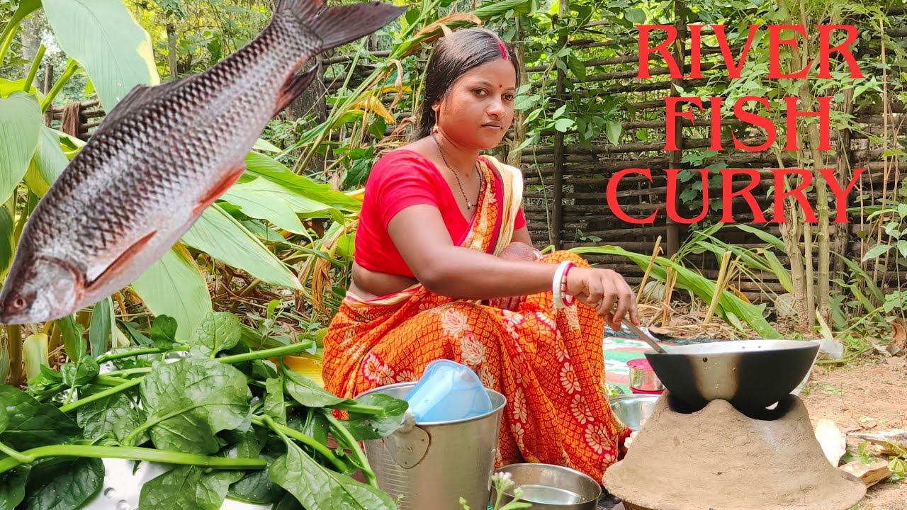 "River Fish Curry Recipe | Desi Style Freshwater Fish Curry | Village ...