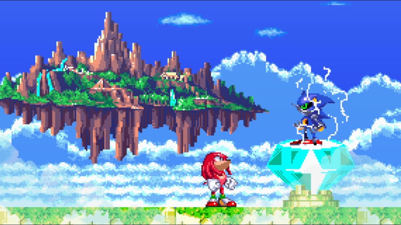 Knuckles vs Junio Metal Sonic ! + release date - YouTube