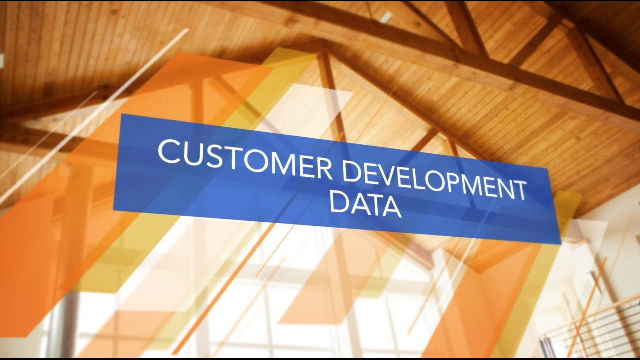 The Lean Approach: Customer Development Data - YouTube