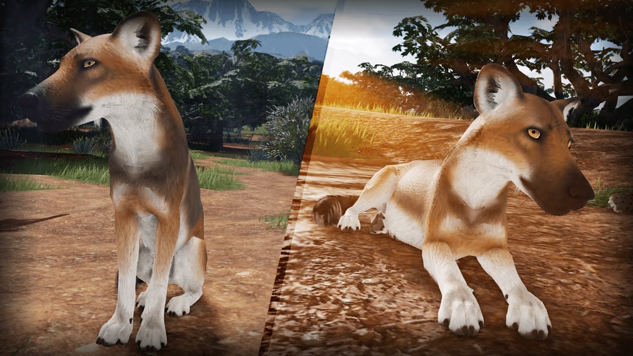 Playing as Dire Wolf in Ecos: La Brea - YouTube