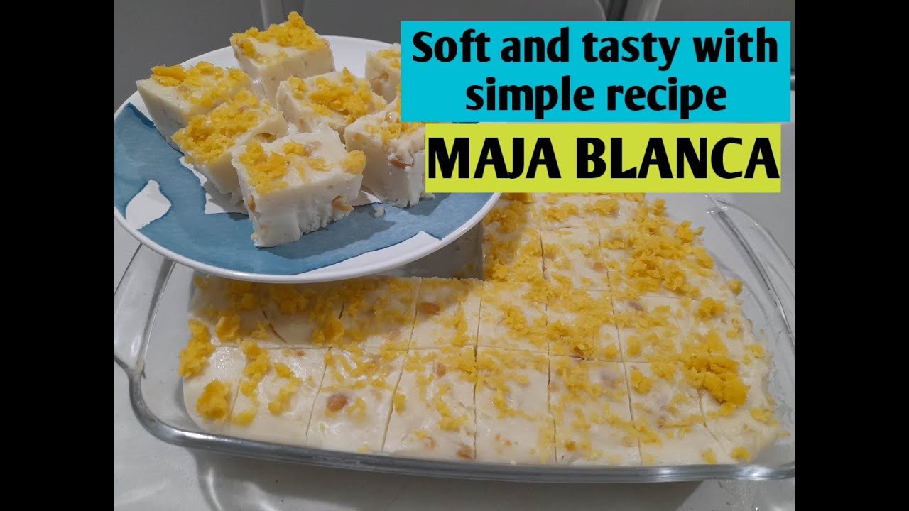 Simple Maja blanca murang ingredients pwedi pang negosyo / Maja Blanca ...