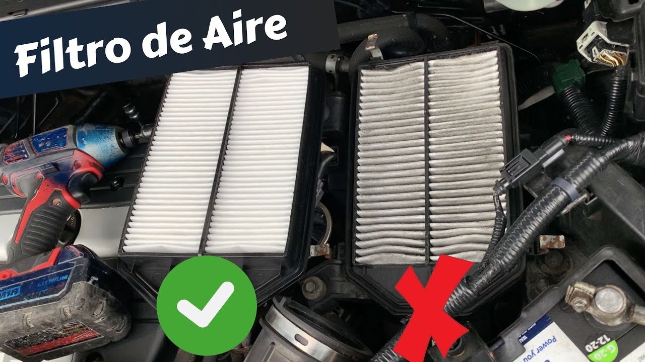 Cómo Cambiar el Filtro de Aire de Motor - Facil - YouTube