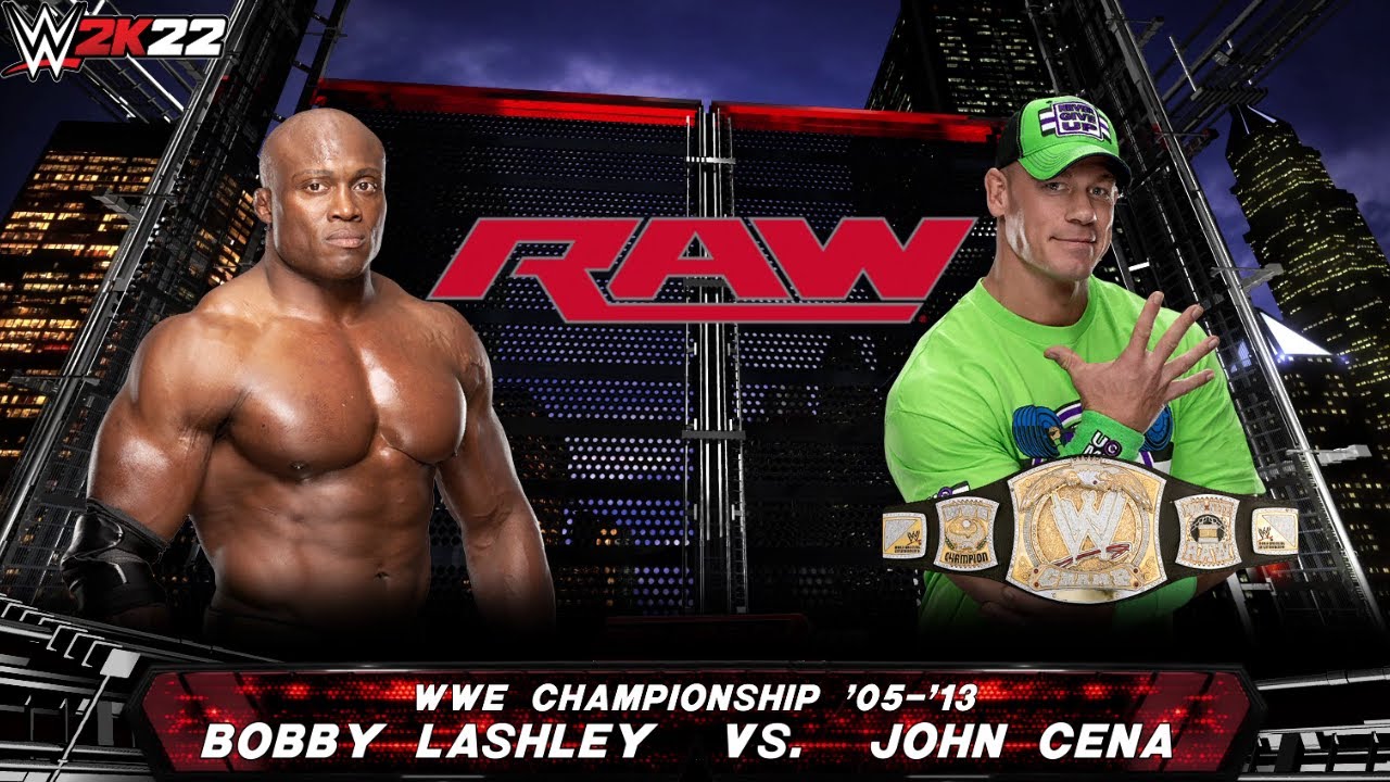 John Cena vs Bobby Lashley WWE Championship - YouTube