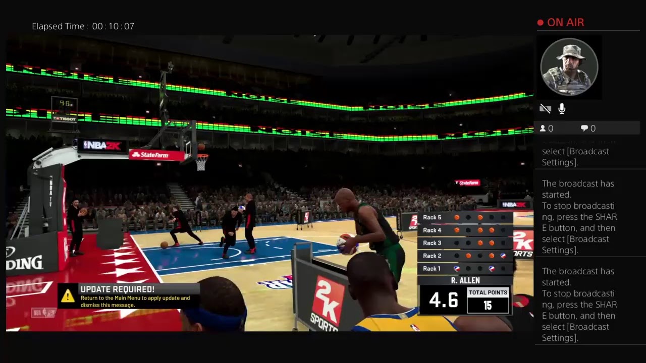 NBA 2k20 NBA All Star Weekend 3 point contest - YouTube