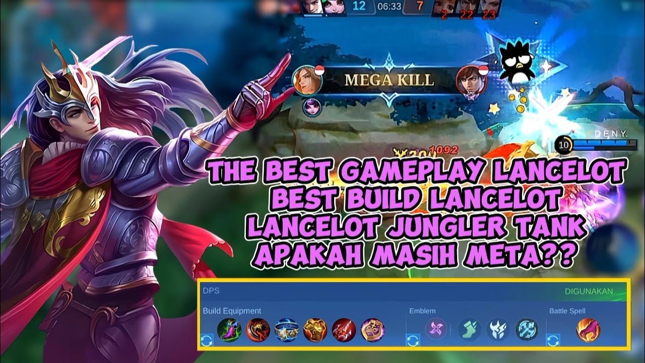 The Best Gameplay Lancelot | Best Build Lancelot | Lancelot Jungler ...