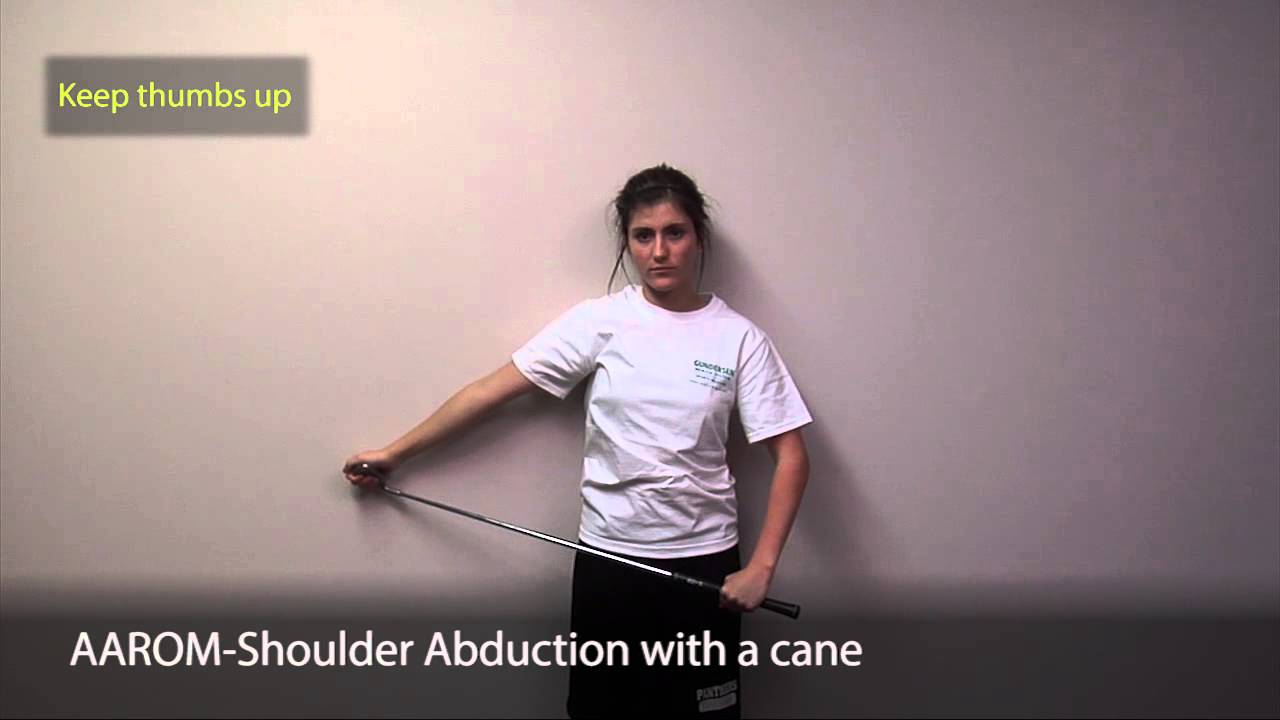 AAROM Shoulder Abduction - YouTube