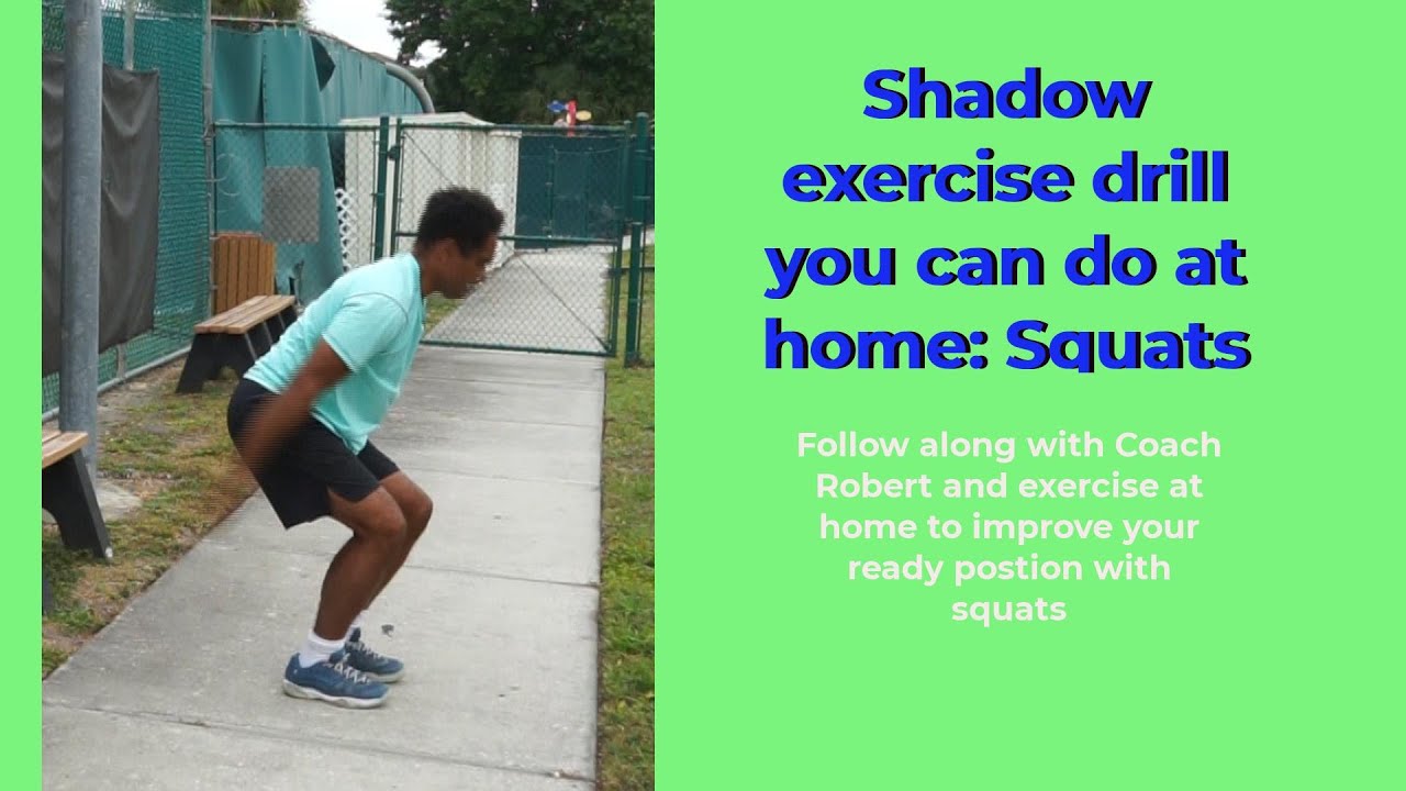Shadow exercise you can do at home 4: Improve your ready position with ...