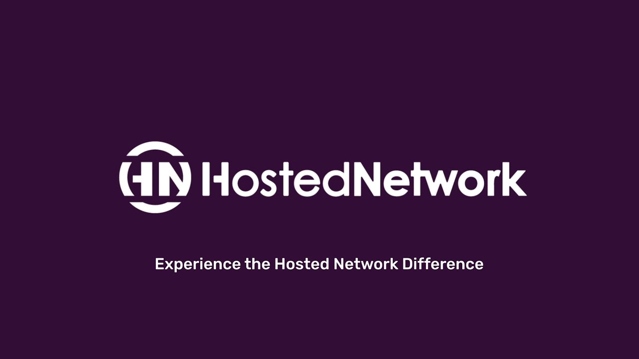 Experience the Hosted Network Difference - YouTube