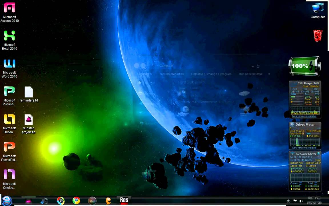 Change background image Windows media Player 12 - YouTube