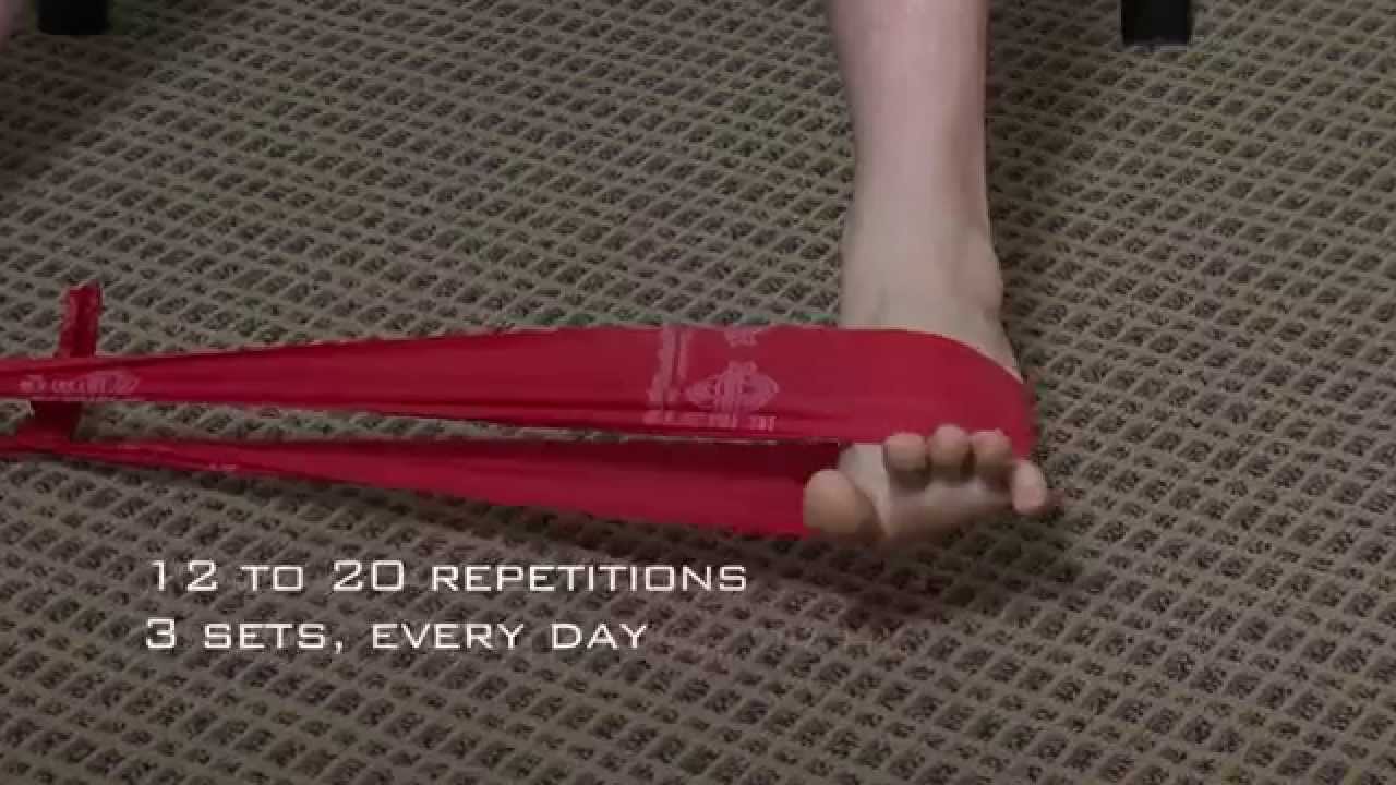 Foot & Ankle Stretching & Strengthening Exercise Demonstration - YouTube