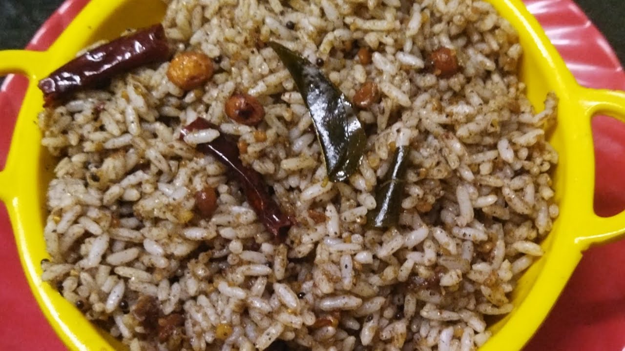 puliyotharai recipe in tamil/pulisatham in tamil/tamarind rice / - YouTube