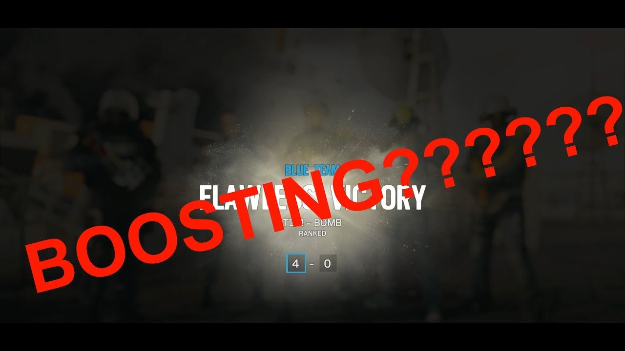 Tom Clancy's Rainbow Six Siege: BOOSTING in RANKED????????? - YouTube