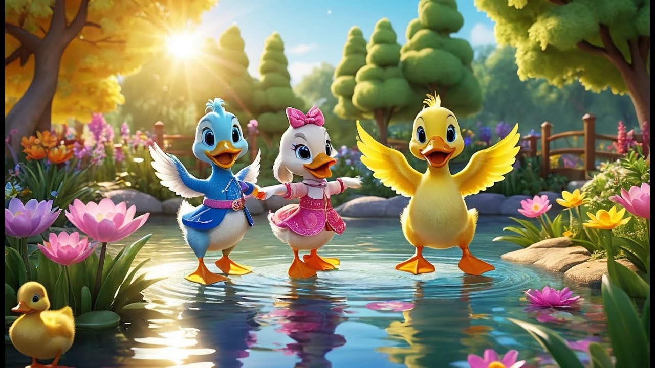 Ducky Wings Go Flap, Flap, Flap | Fun Duck Dance Song for Kids | Ducky ...