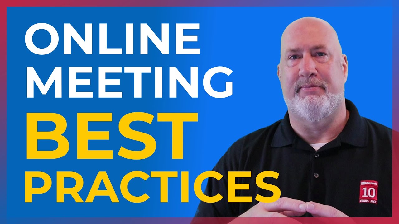 Best practices for hosting or presenting in a video conference - YouTube