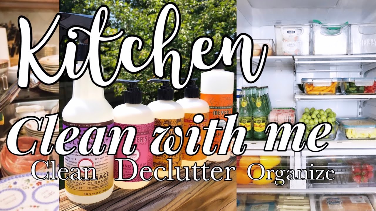 RELAXING CLEAN WITH ME | KITCHEN CLEANING MOTIVATION |CLEANING ROUTINE ...