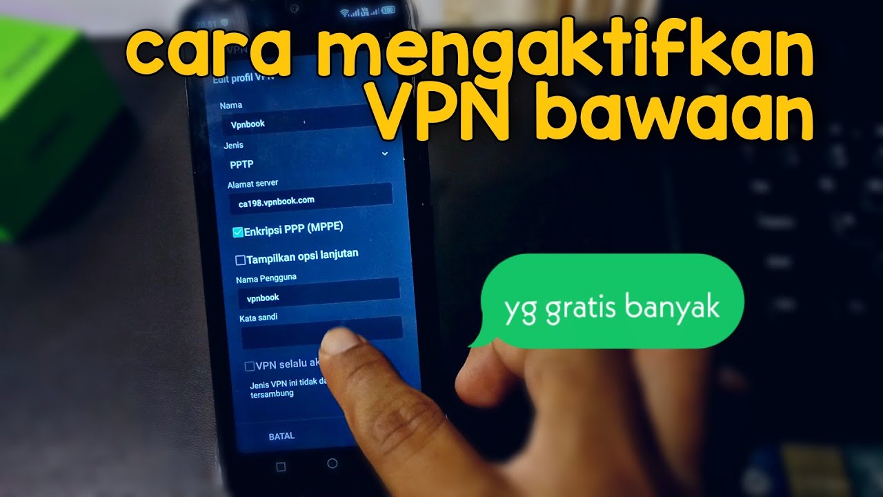Cara Mengaktifkan dan Setting VPN Bawaan di HP Infinix HOT 12i Android ...