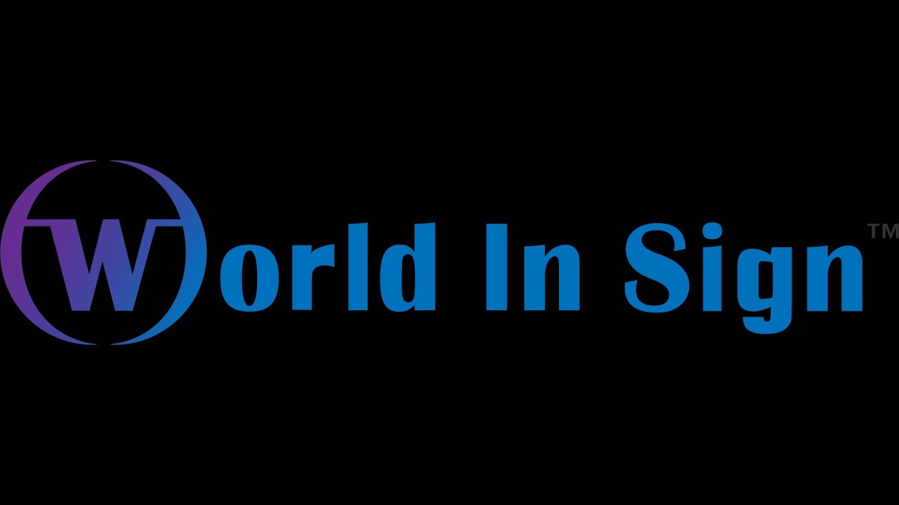World In Sign has a big announcement on Nov. 19, 2020 - YouTube