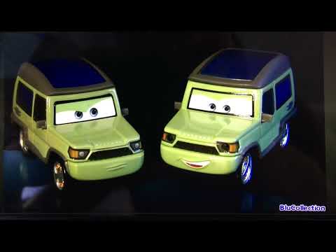 Cars 2 Cleaning Pitty Sushi Chef Tokyo Party Staff Miles Axlerod Movie Moments 2013 Disney Toys