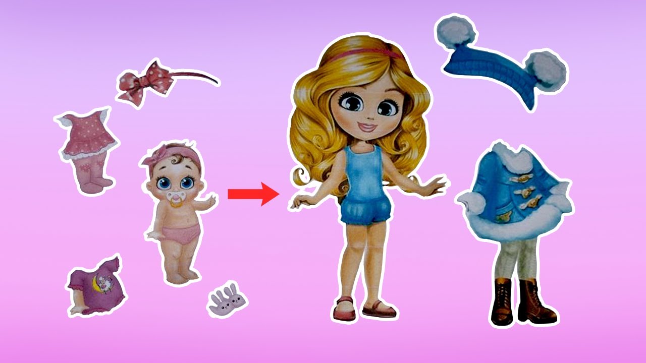 Amazing Paper Dolls Dress Up. 🎀👗👠Fashionable World: Transforming Doll ...