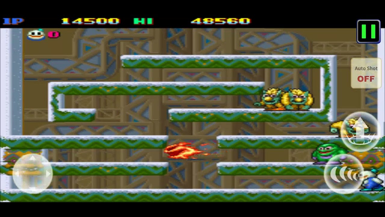 Snow bros game | 90s childhood memories 😍 - YouTube