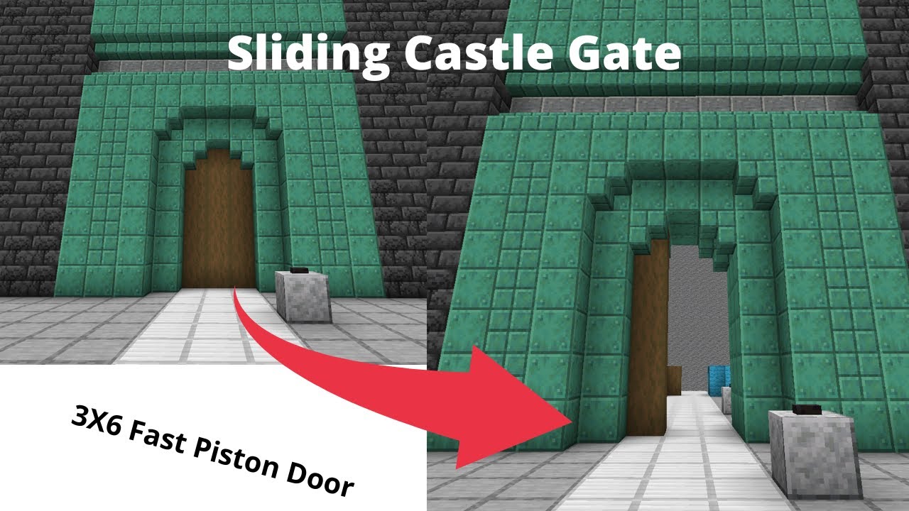 3x6 Piston Castle Gate - YouTube