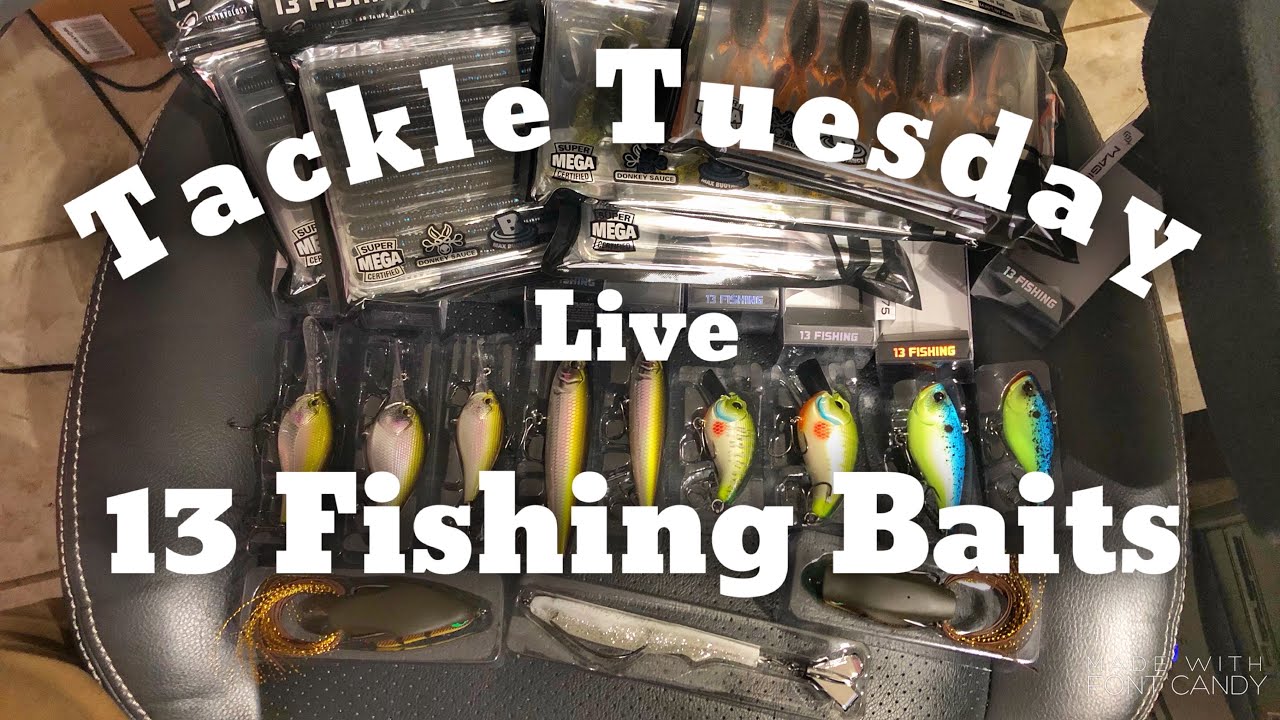 Tackle Tuesday Live - Introducing the New 13 Fishing Lures 2020 - YouTube