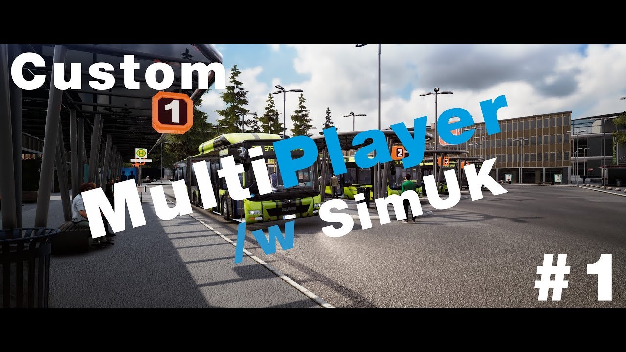 Bus Simulator 18 - CUSTOM MULTIPLAYER /w SimUK - YouTube