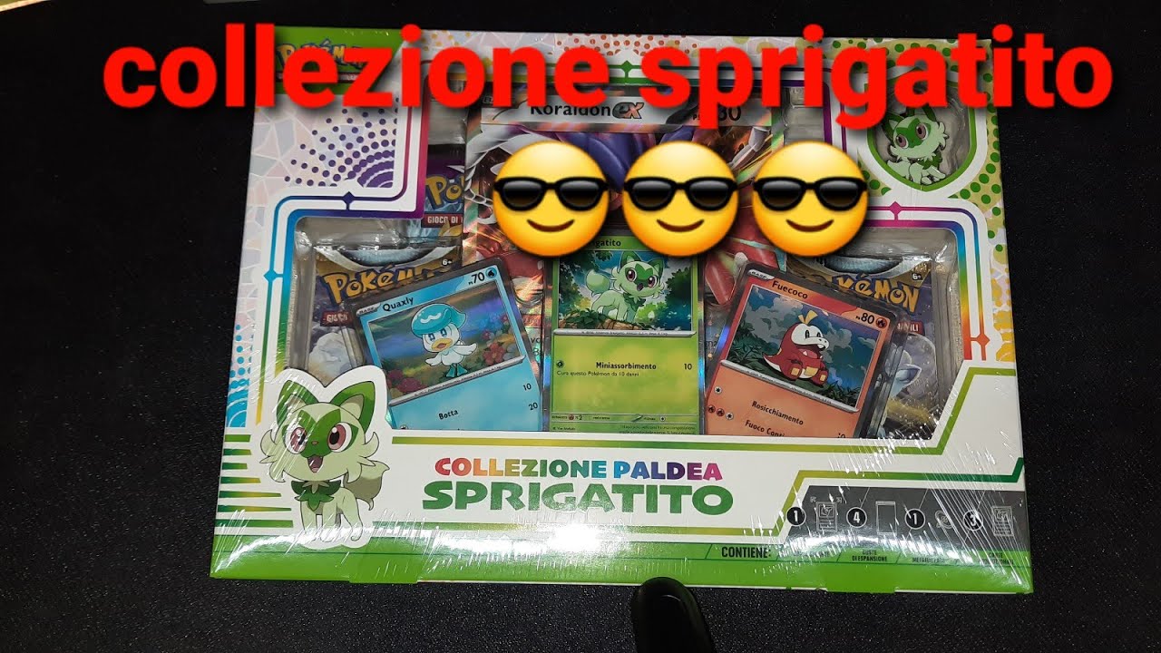 SPRIGATITO collezione paldea - YouTube