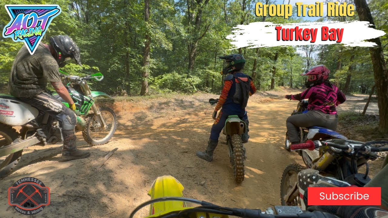 Turkey Bay Group Trail Ride Land Between The Lakes! 2020 Suzuki RMZ450 ...