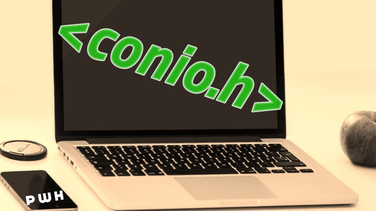 Langage C - bibliothèque "conio.h" - YouTube